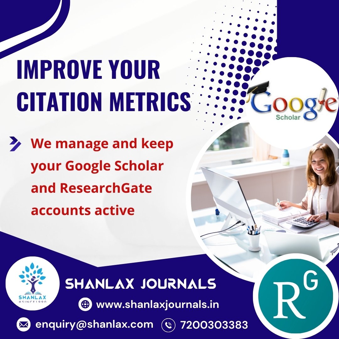 Improve Your Citation Metrics – Manage and Keep your Google Scholar and Research Gate Accounts ...