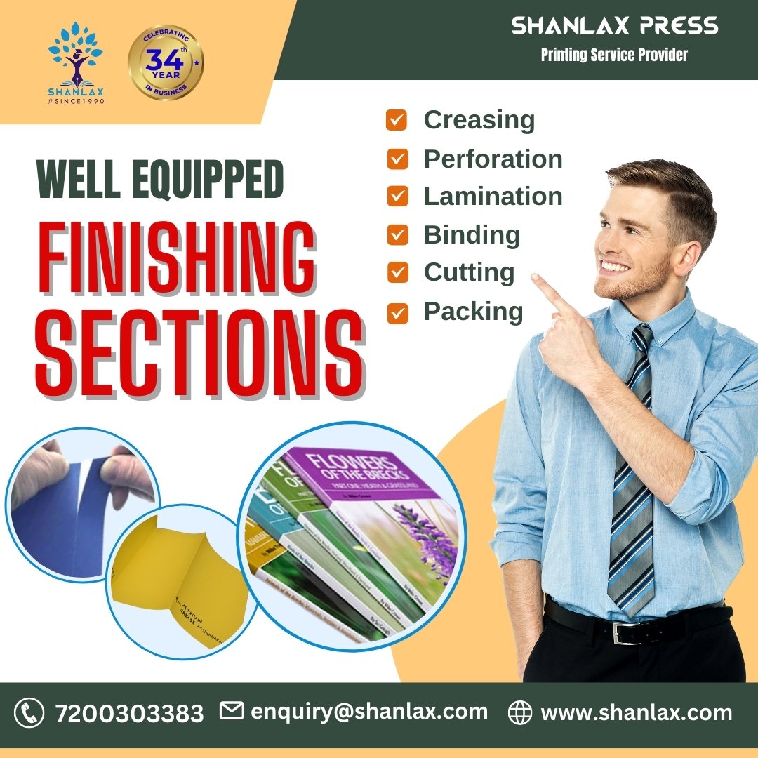 How important a well-equipped finishing section for the Press? - Shanlax
